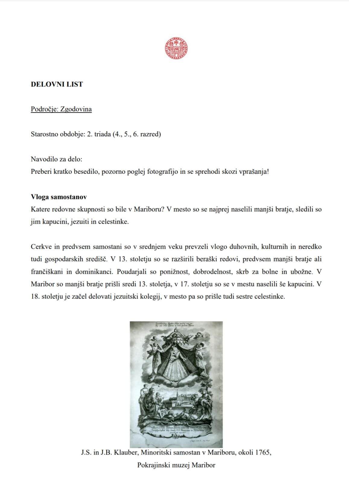 Srednji vek – Pokrajinski muzej Maribor
